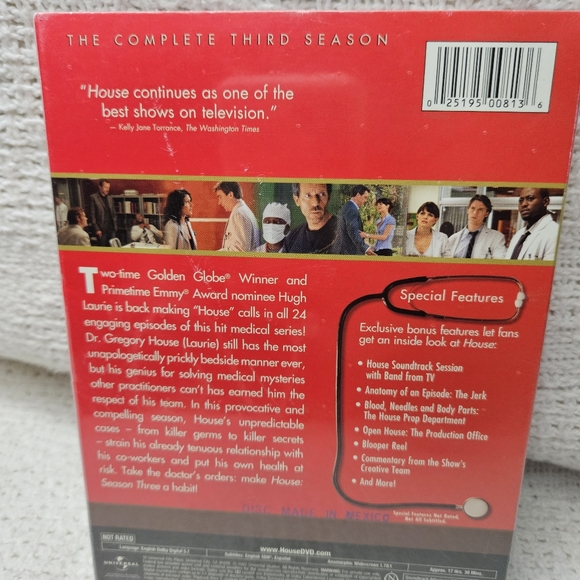 Universal | Media | House Md Season Three Dvd Box Set Brand New Sealed ...